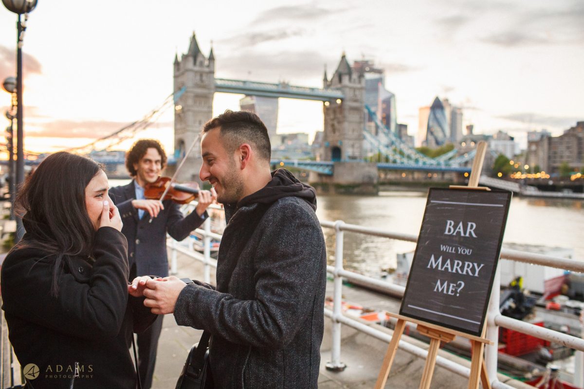 Proposal Photo Session London | Surprise Engagement Proposal